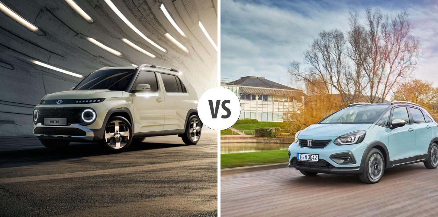 Hyundai Inster VS Honda Jazz – Vergleiche Preise, Leistung, Kofferraum ...