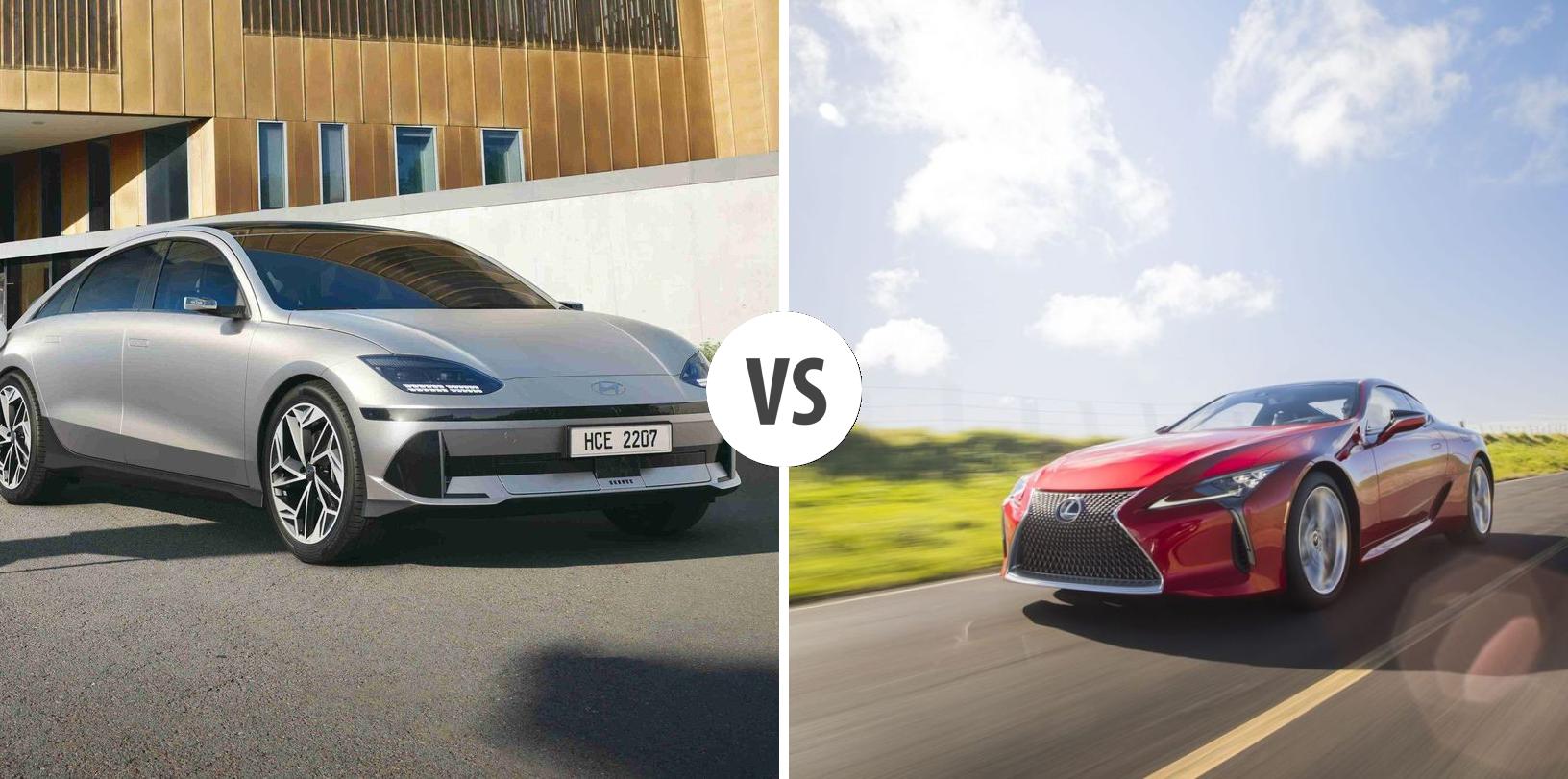 Hyundai IONIQ 6 VS Lexus LC – Vergleiche Preise, Leistung, Kofferraum ...