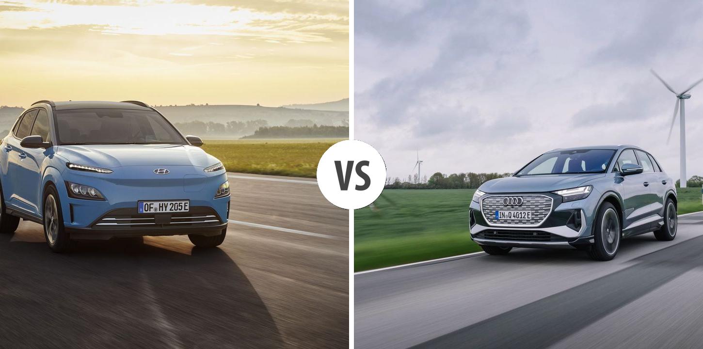 Hyundai Kona Elektro VS Audi Q4 e-tron – Vergleiche Preise, Leistung ...