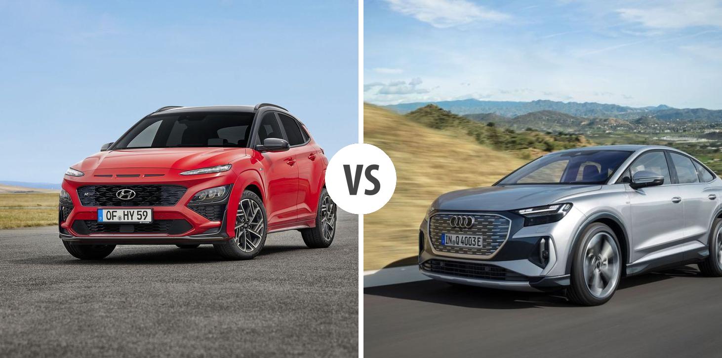 Hyundai Kona VS Audi Q4 Sportback e-tron – Vergleiche Preise, Leistung ...