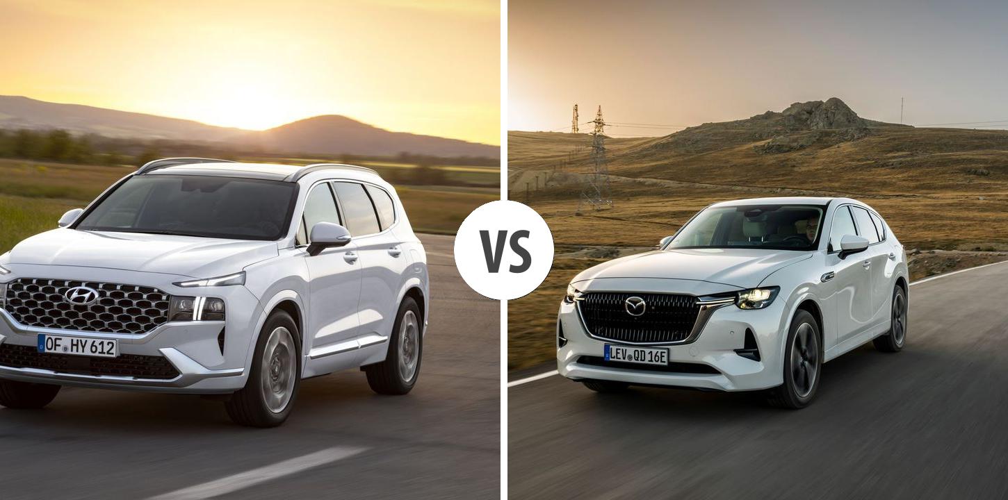 Hyundai Santa Fe VS Mazda CX-60 – Vergleiche Preise, Leistung, Kofferraum & Ausstattungen ...