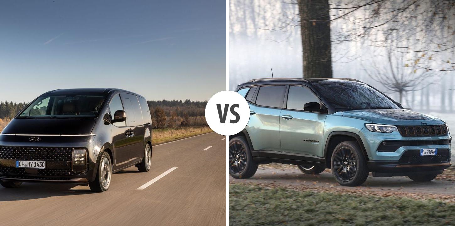 Hyundai Staria VS Jeep Compass – Vergleiche Preise, Leistung ...