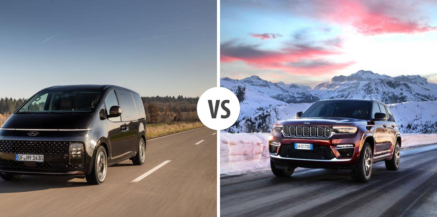 Hyundai Staria VS Jeep Grand Cherokee – Vergleiche Preise, Leistung ...