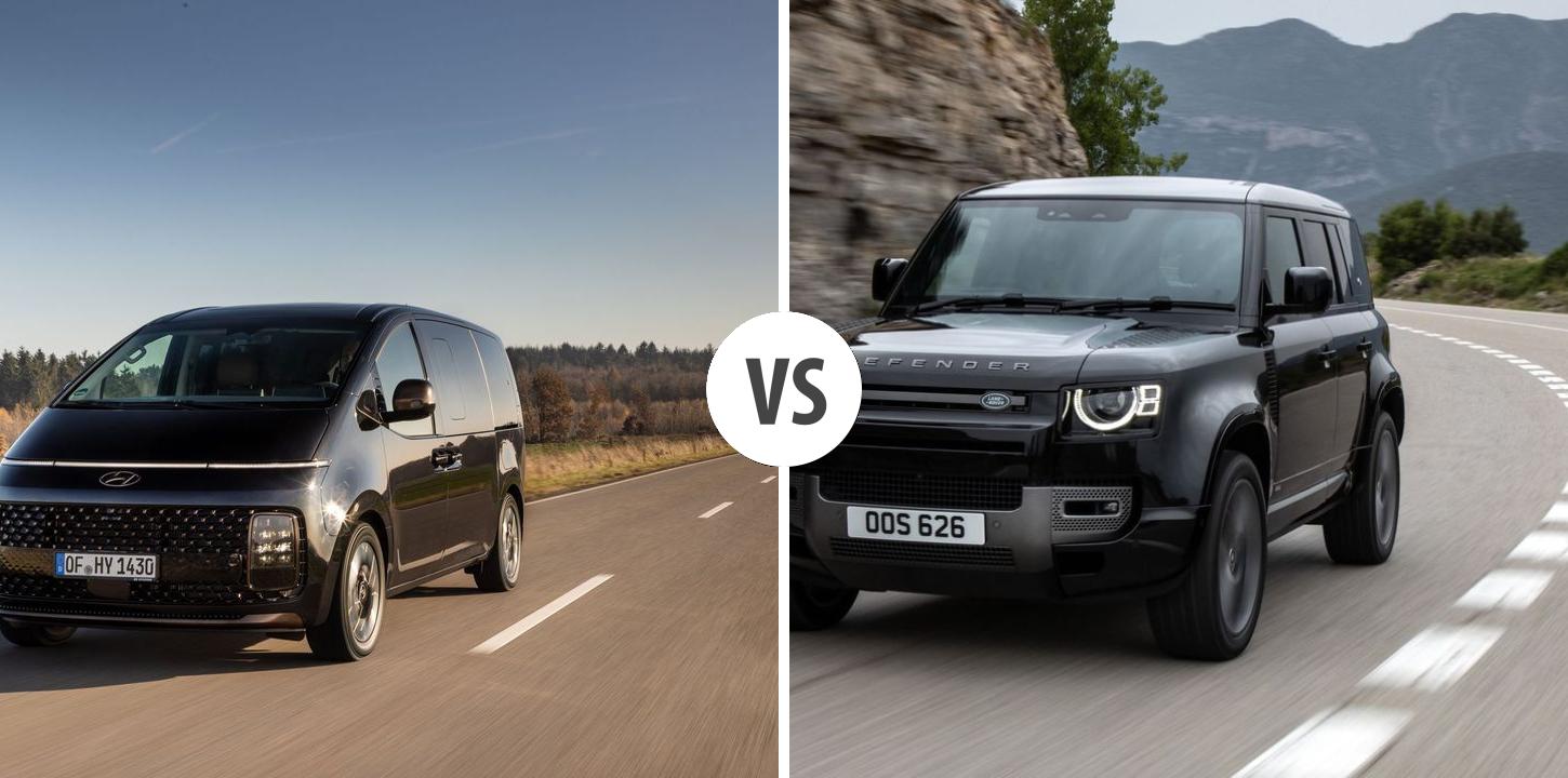 Hyundai Staria VS Land Rover Defender – Vergleiche Preise, Leistung ...