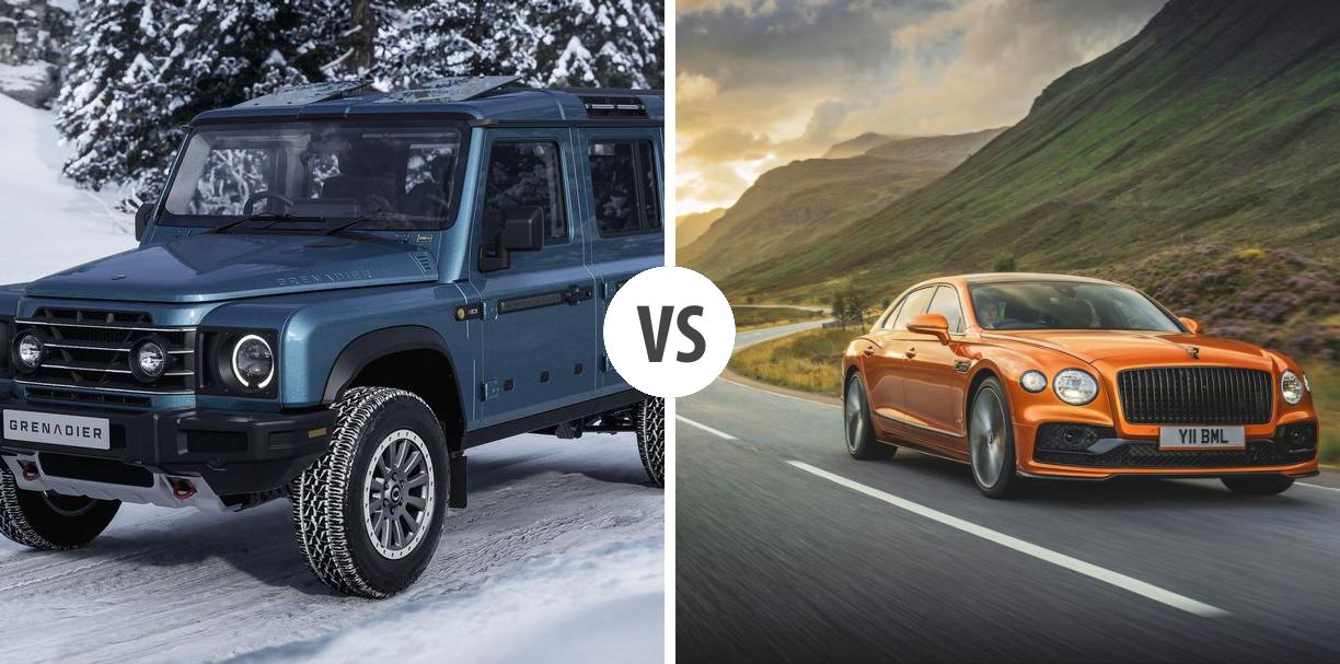 INEOS Grenadier VS Bentley Flying Spur – Vergleiche Preise, Leistung ...