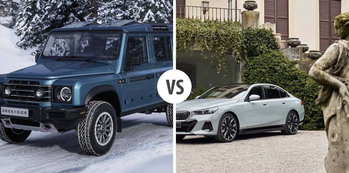 INEOS Grenadier VS BMW i5 – Vergleiche Preise, Leistung, Kofferraum ...