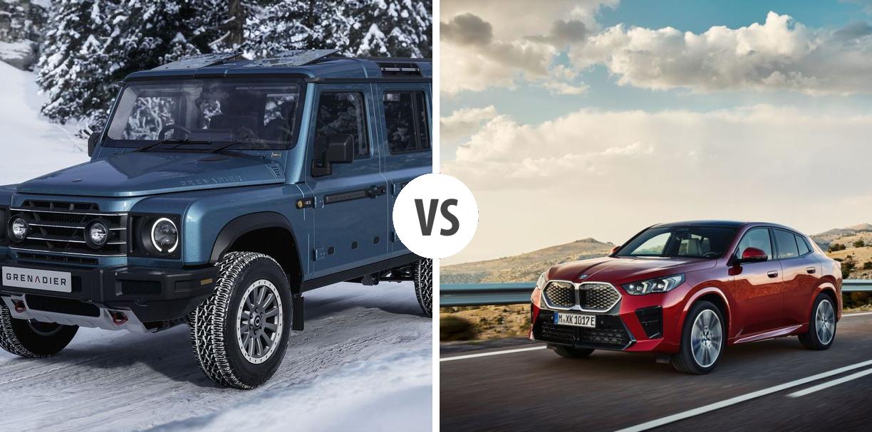 INEOS Grenadier VS BMW iX2 – Vergleiche Preise, Leistung, Kofferraum ...