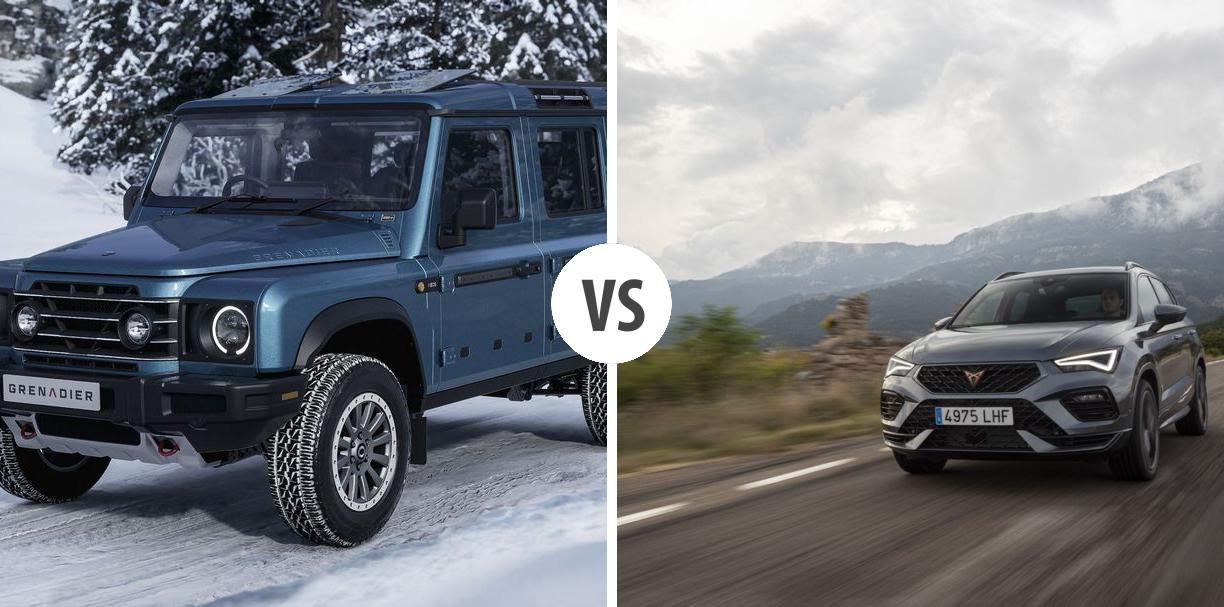 INEOS Grenadier VS CUPRA Ateca – Vergleiche Preise, Leistung ...
