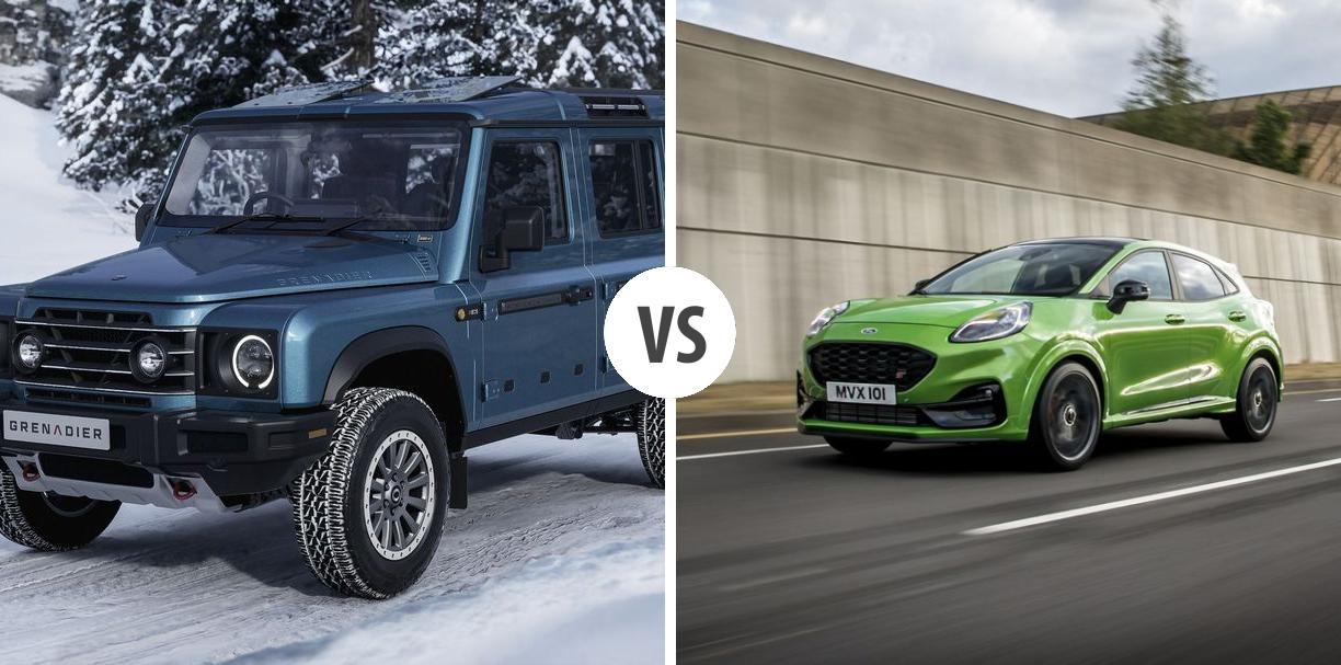 INEOS Grenadier VS Ford Puma – Vergleiche Preise, Leistung, Kofferraum ...