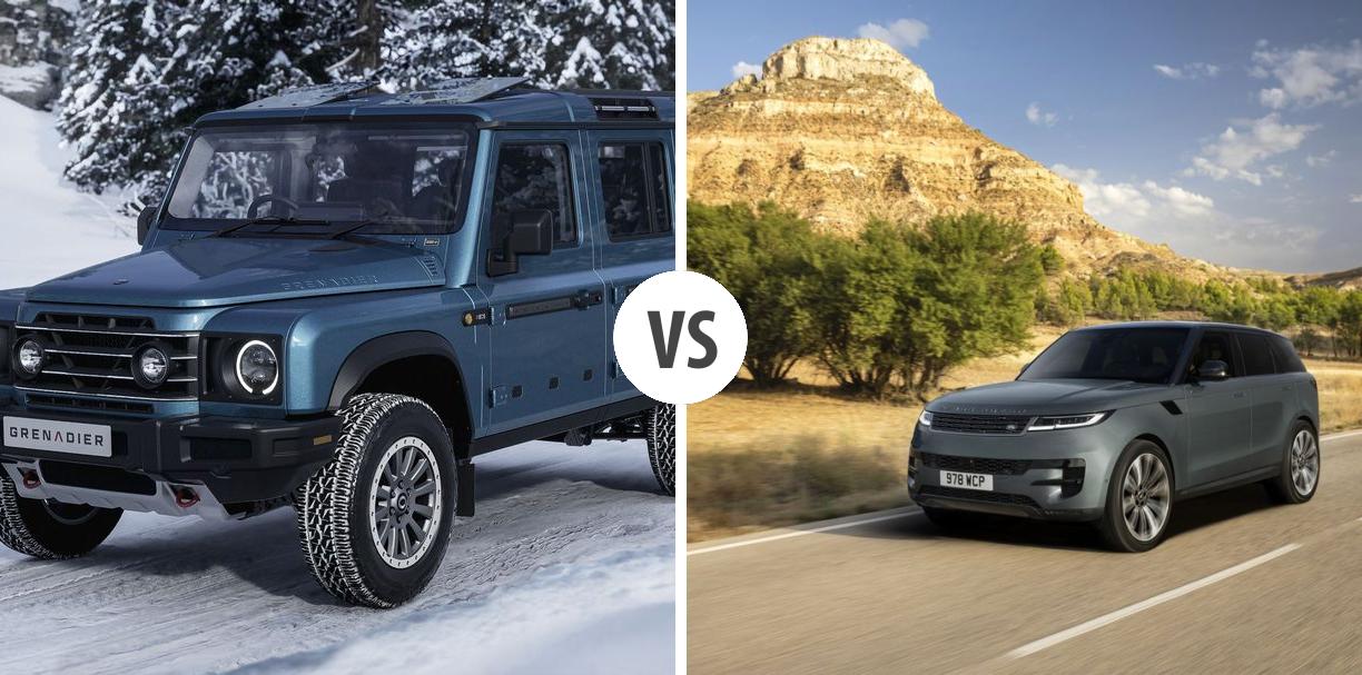 INEOS Grenadier VS Land Rover Range Rover Sport Autovergleich | AUTOGOTT.DE
