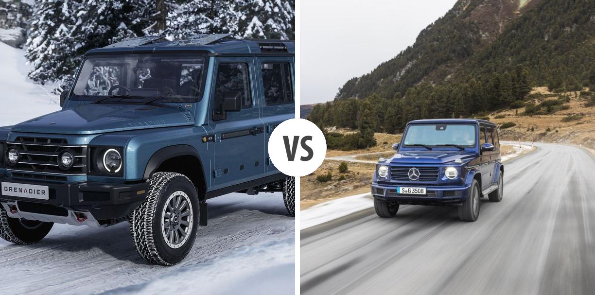 INEOS Grenadier VS Mercedes G-Klasse – Vergleiche Preise, Leistung, Kofferraum & Ausstattungen ...