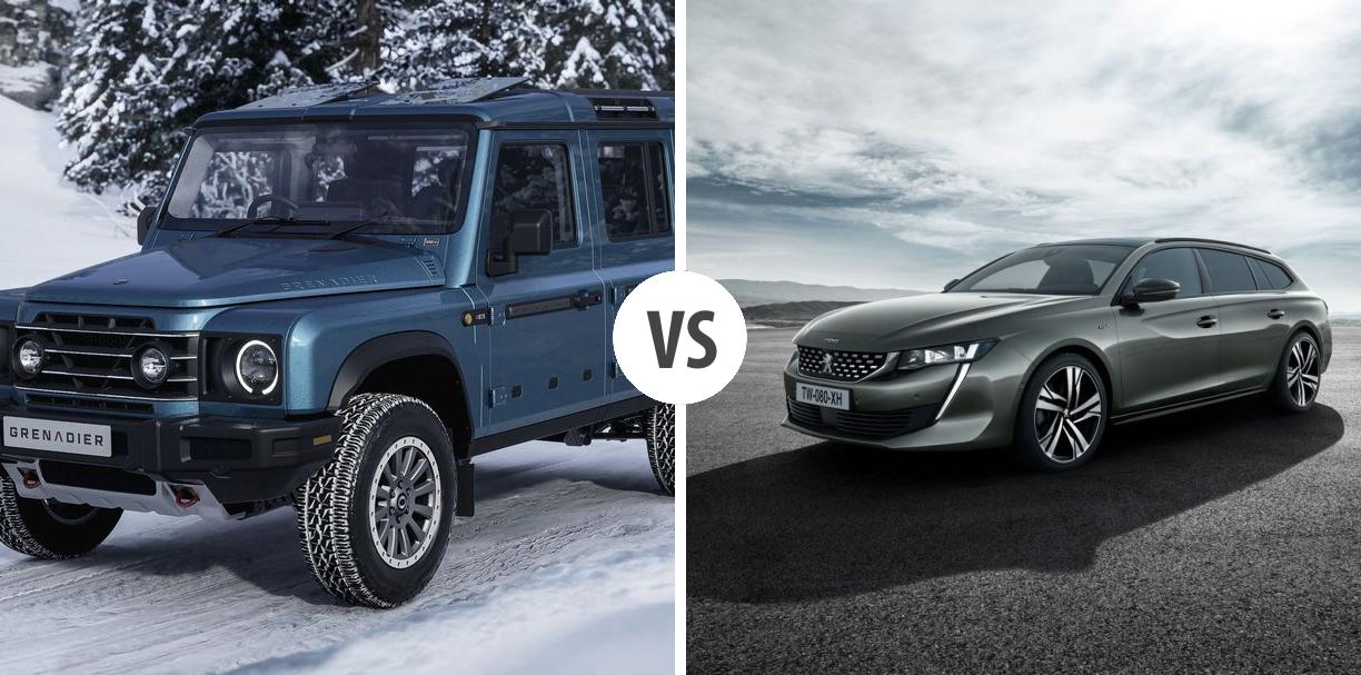 INEOS Grenadier VS Peugeot 508 SW – Vergleiche Preise, Leistung ...