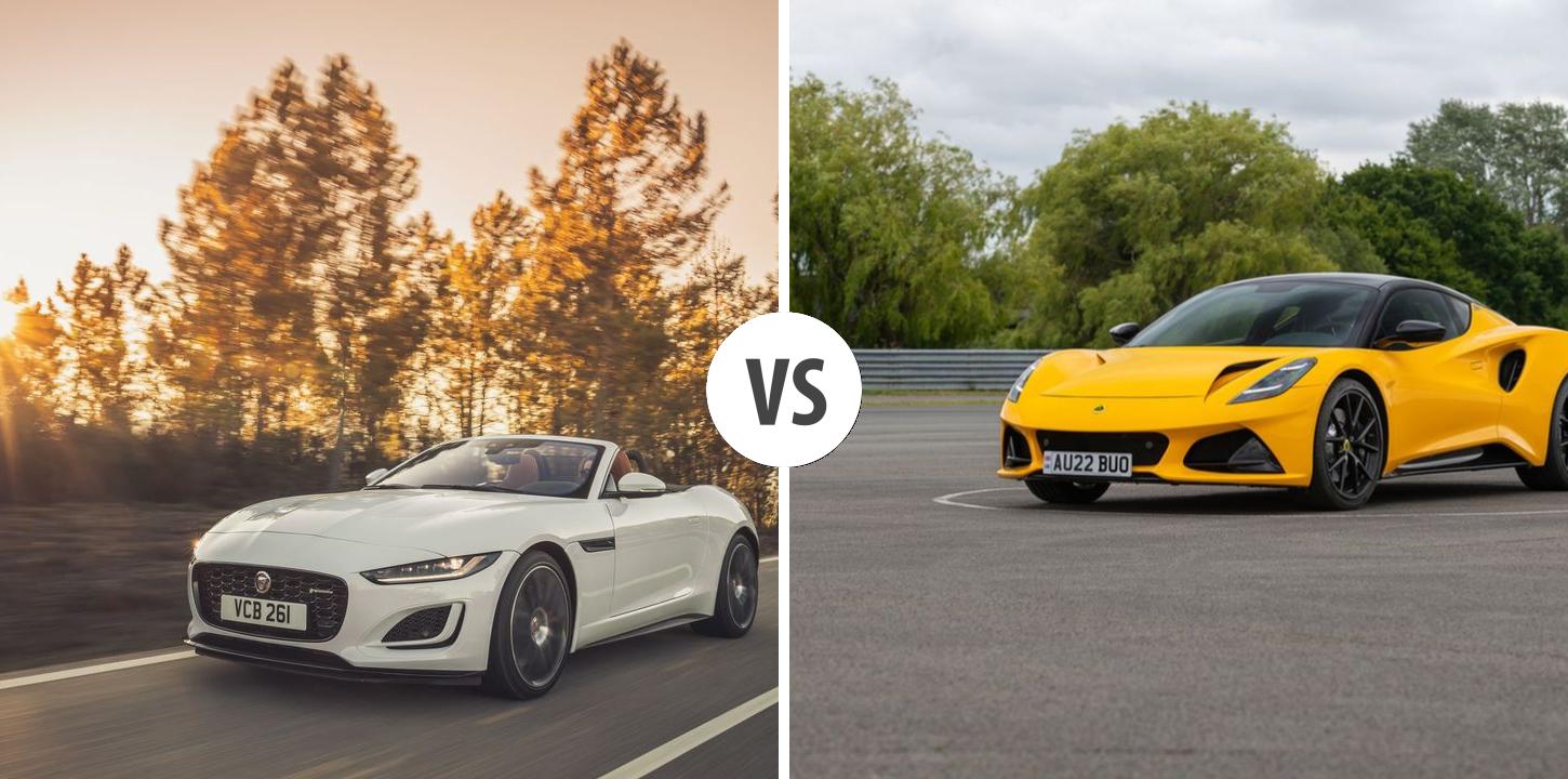 Jaguar F-Type Cabriolet VS Lotus Emira Autovergleich | AUTOGOTT.DE