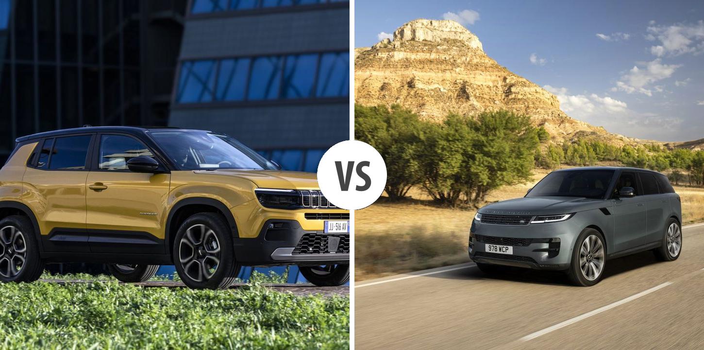 Jeep Avenger VS Land Rover Range Rover Sport – Vergleiche Preise ...