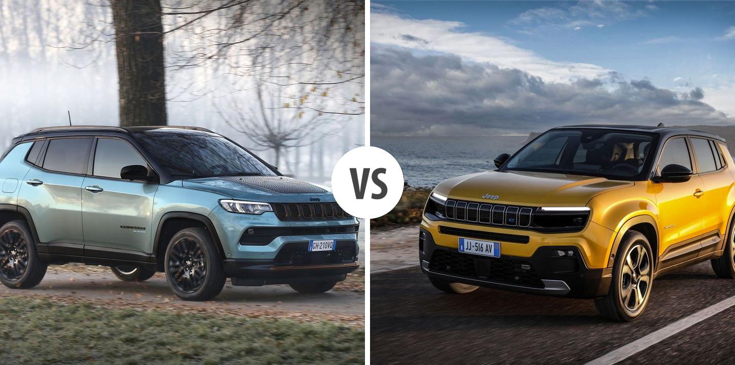 Jeep Compass VS Jeep Avenger Electric – Vergleiche Preise, Leistung ...