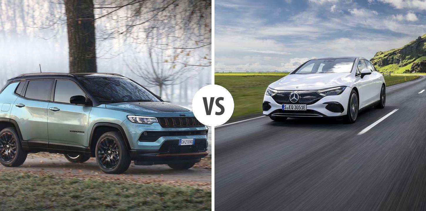 Jeep Compass VS Mercedes EQE Limousine – Vergleiche Preise, Leistung ...