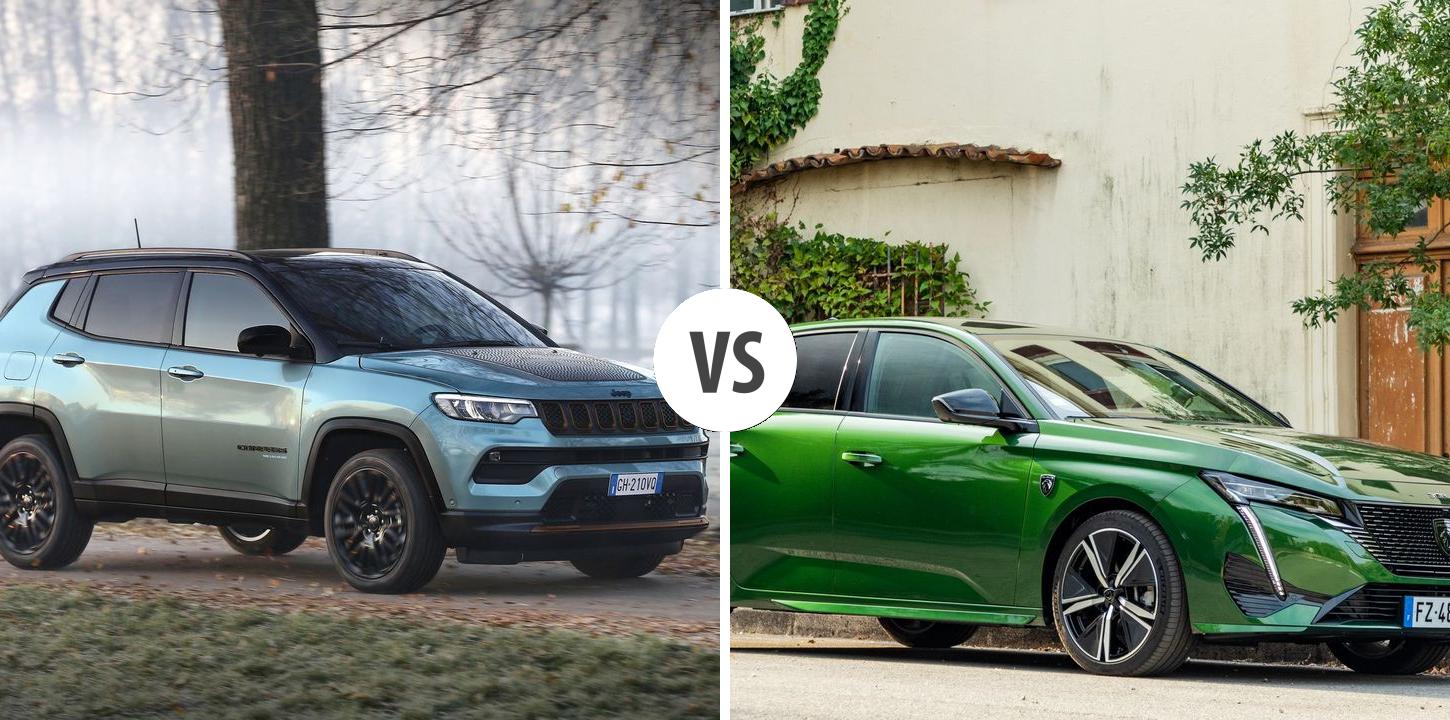 Jeep Compass VS Peugeot 308 Schrägheck Elektro – Vergleiche Preise ...