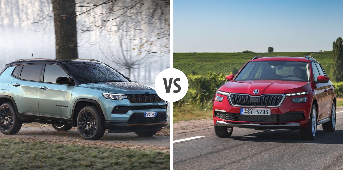 Jeep Compass VS Skoda Kamiq – Vergleiche Preise, Leistung, Kofferraum ...