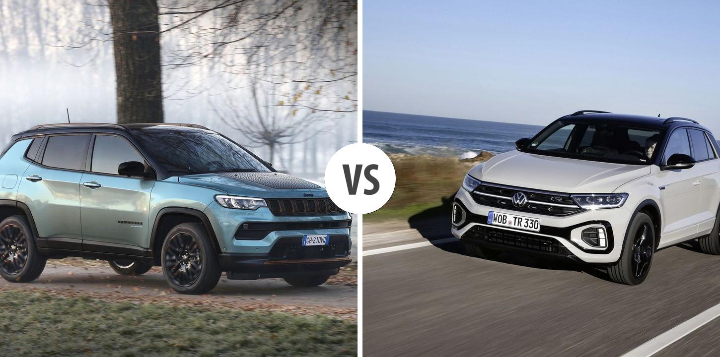 Jeep Compass VS Volkswagen T-Roc – Vergleiche Preise, Leistung ...