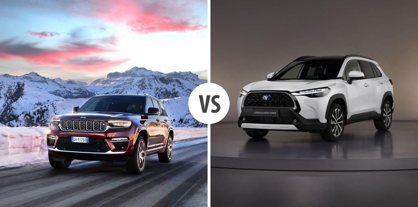 Jeep Grand Cherokee VS Toyota Corolla Cross – Vergleiche Preise ...