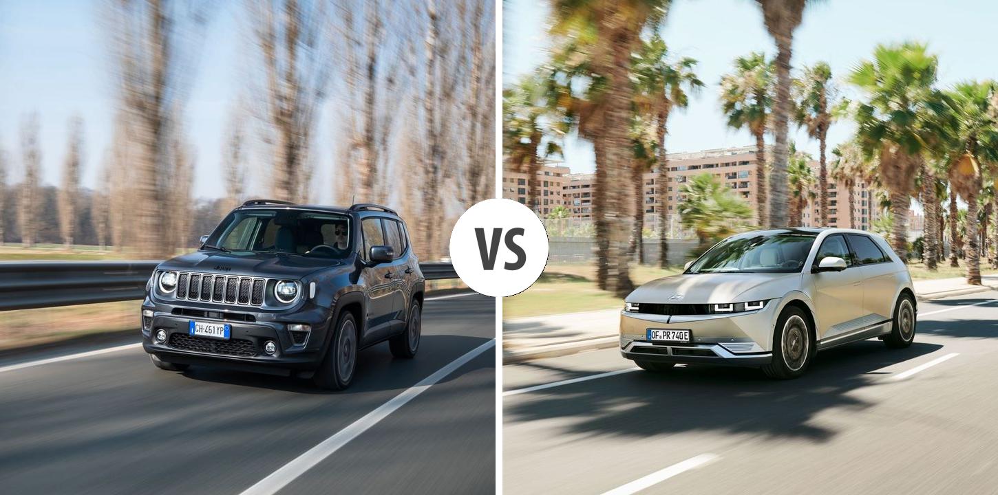 Jeep Renegade VS Hyundai IONIQ 5 Autovergleich | AUTOGOTT.DE