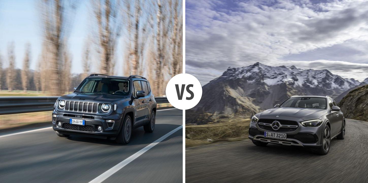 Jeep Renegade VS Mercedes C-Klasse T-Modell – Vergleiche Preise ...