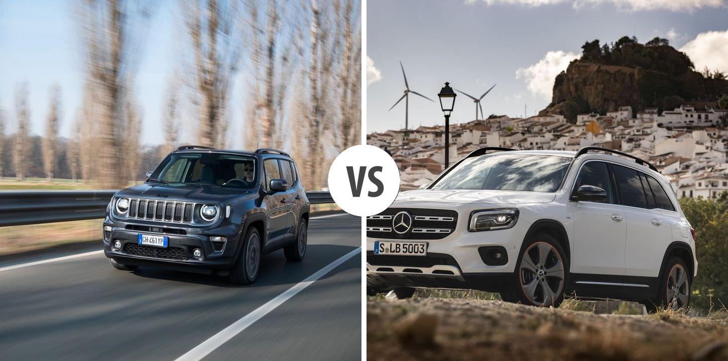 Jeep Renegade VS Mercedes GLB Elektro – Vergleiche Preise, Leistung ...