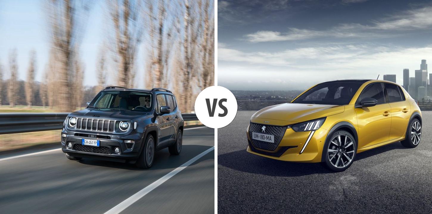 Jeep Renegade VS Peugeot 208 – Vergleiche Preise, Leistung, Kofferraum ...