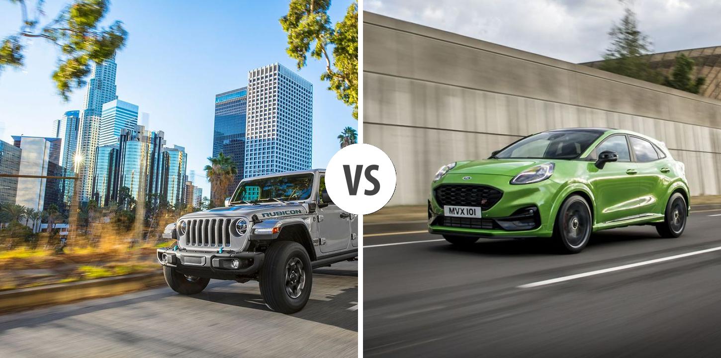 Jeep Wrangler VS Ford Puma Elektro – Vergleiche Preise, Leistung ...