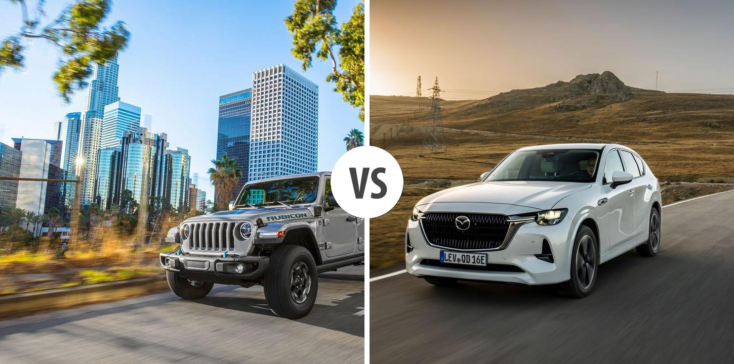 Jeep Wrangler VS Mazda CX-60 – Vergleiche Preise, Leistung, Kofferraum ...