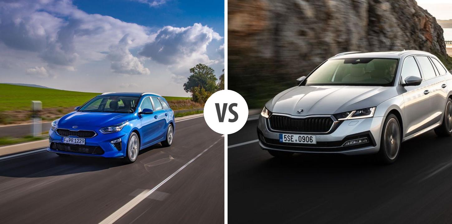 KIA Ceed SW VS Skoda Octavia Combi Autovergleich | AUTOGOTT.DE