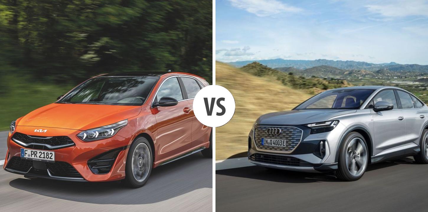 KIA Ceed VS Audi Q4 Sportback e-tron – Vergleiche Preise, Leistung ...