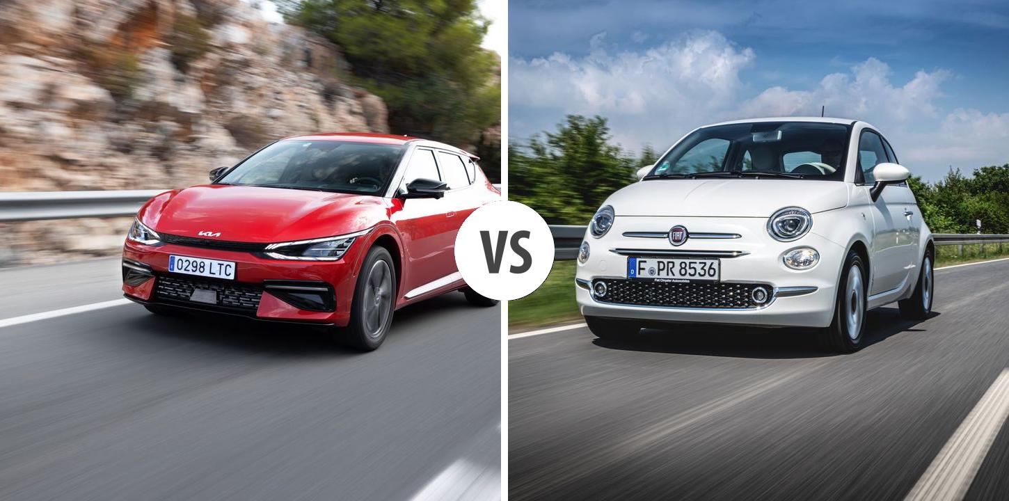 KIA EV6 VS FIAT 500 Autovergleich | AUTOGOTT.DE