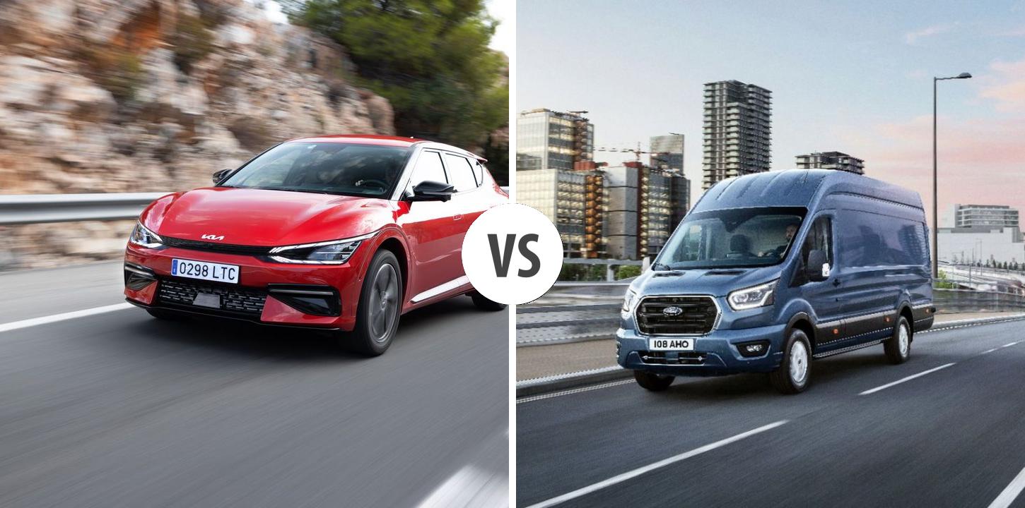 KIA EV6 VS Ford Transit – Vergleiche Preise, Leistung, Kofferraum ...
