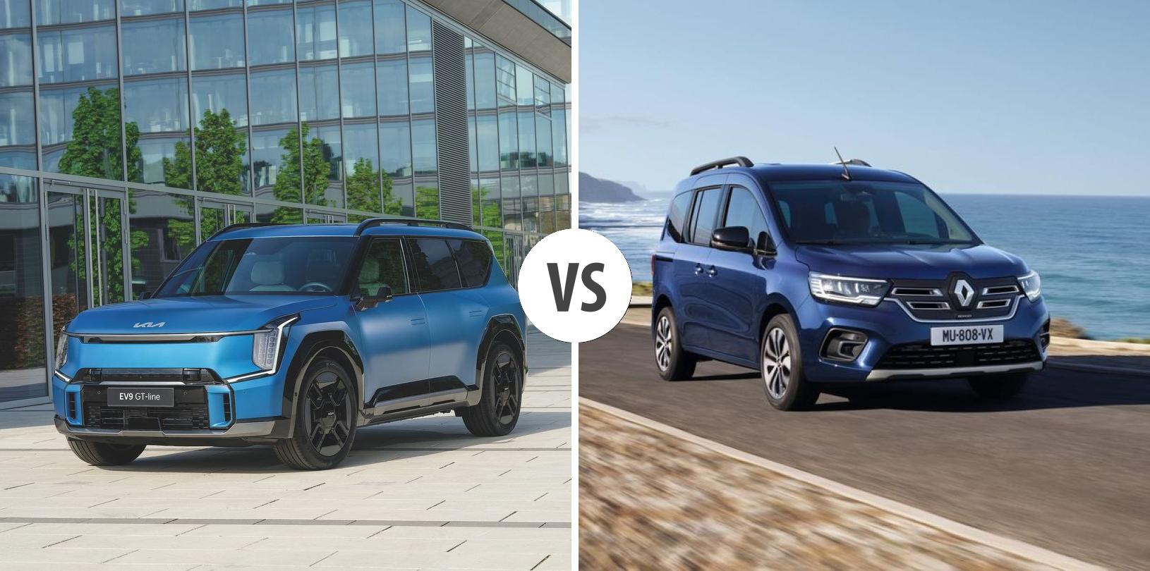 KIA EV9 VS Renault Kangoo E-TECH – Vergleiche Preise, Leistung ...