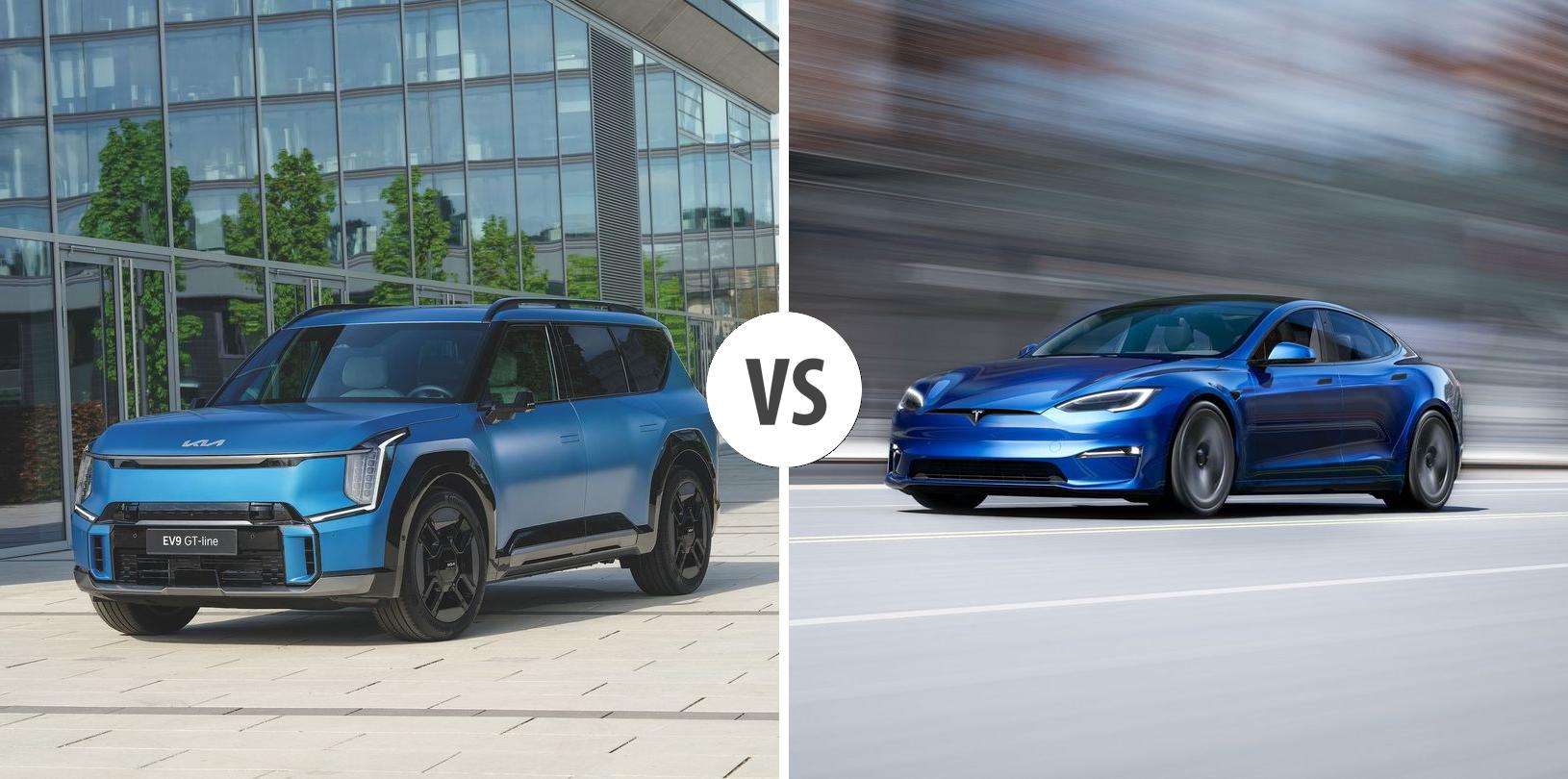 KIA EV9 VS TESLA Model S – Vergleiche Preise, Leistung, Kofferraum ...
