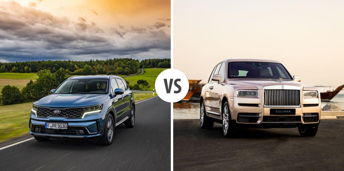 KIA Sorento VS Rolls-Royce Cullinan Autovergleich | AUTOGOTT.DE