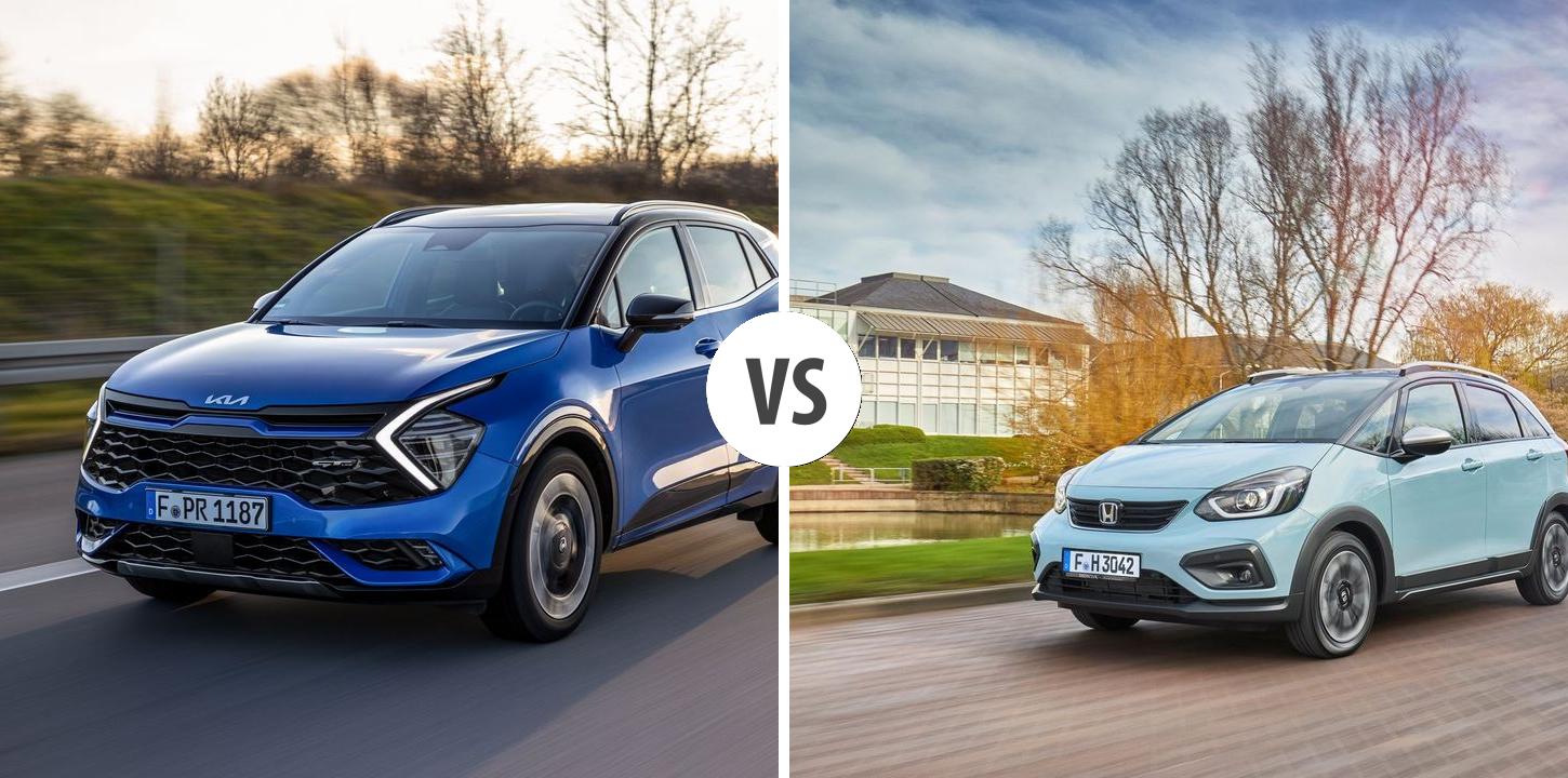 KIA Sportage VS Honda Jazz – Vergleiche Preise, Leistung, Kofferraum ...
