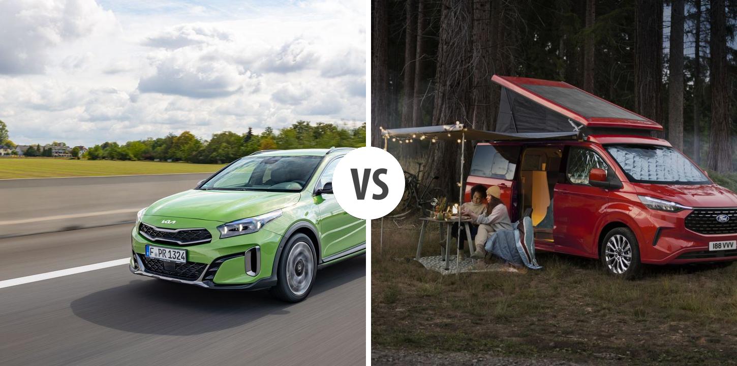 KIA XCeed VS Ford Transit Custom Wohnmobil – Vergleiche Preise ...