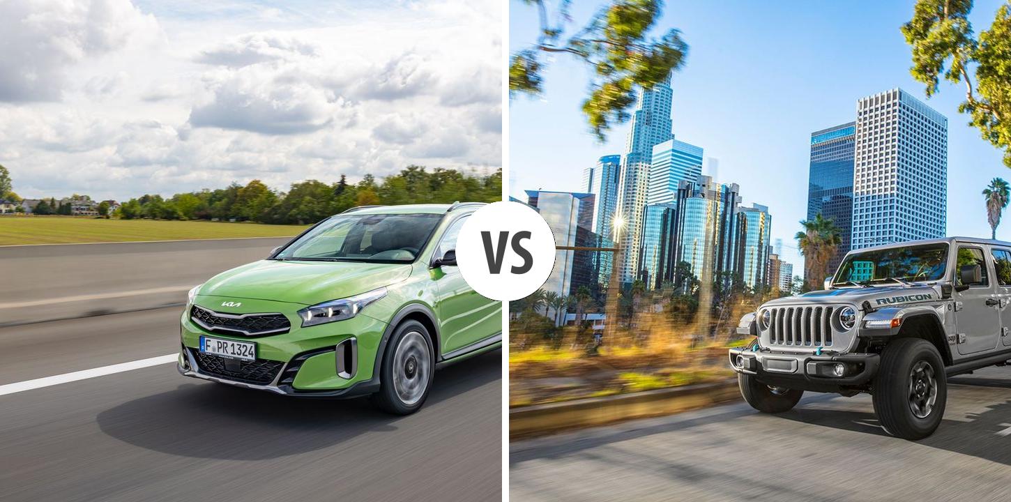 KIA XCeed VS Jeep Wrangler – Vergleiche Preise, Leistung, Kofferraum ...