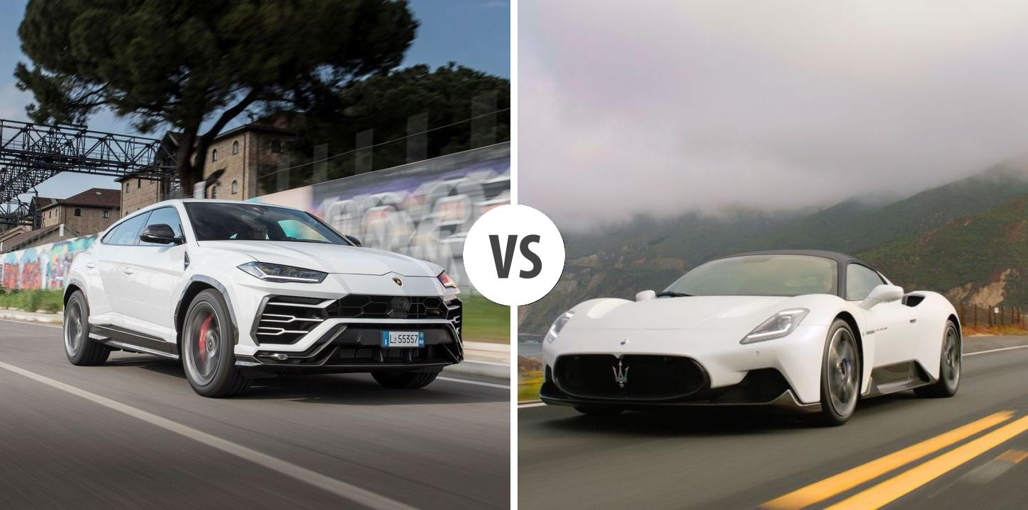 Lamborghini Urus VS Maserati MC20 – Vergleiche Preise, Leistung ...