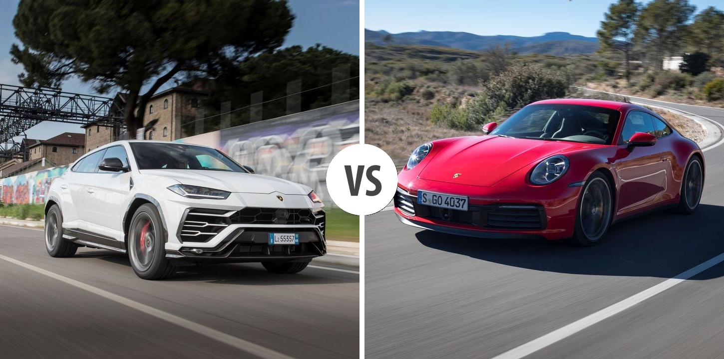 Lamborghini Urus VS Porsche 911 Coupé – Vergleiche Preise, Leistung, Kofferraum & Ausstattungen ...