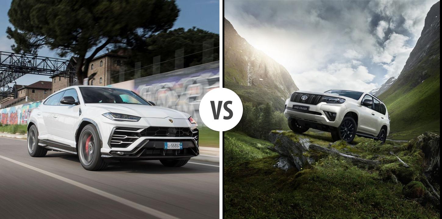 Lamborghini Urus VS Toyota Land Cruiser – Vergleiche Preise, Leistung ...