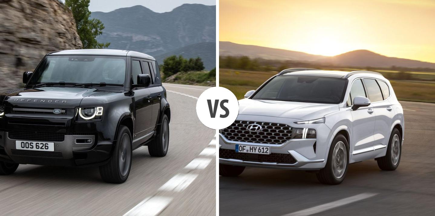 Land Rover Defender VS Hyundai Santa Fe – Vergleiche Preise, Leistung ...