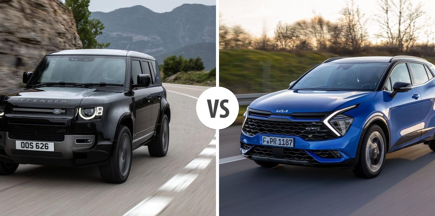 Land Rover Defender VS KIA Sportage Autovergleich | AUTOGOTT.DE