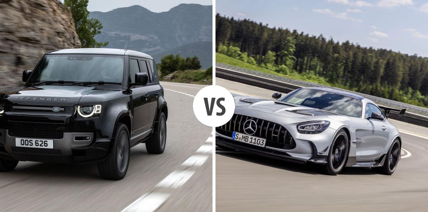 Land Rover Defender VS Mercedes AMG GT Coupé – Vergleiche Preise ...