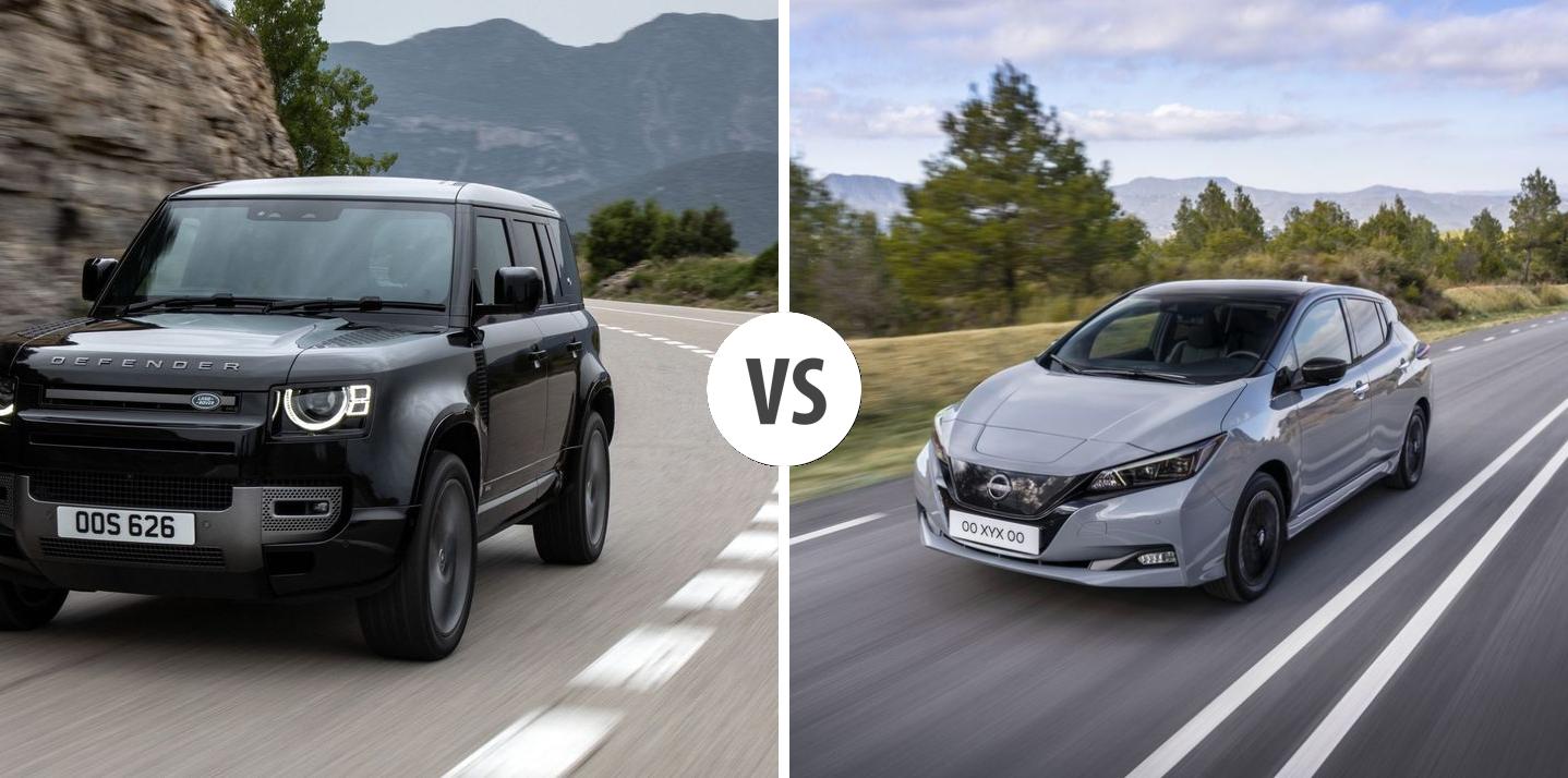 Land Rover Defender VS Nissan Leaf – Vergleiche Preise, Leistung ...