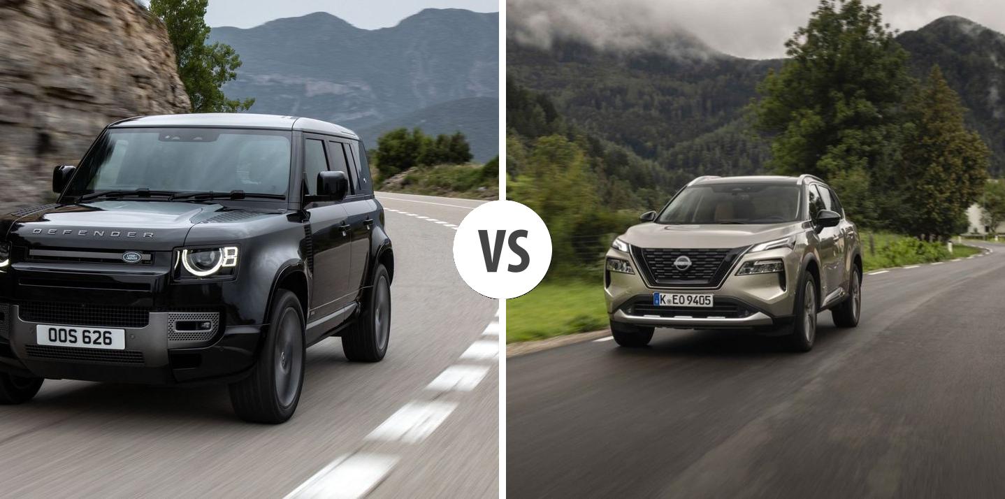 Land Rover Defender VS Nissan X-TRAIL – Vergleiche Preise, Leistung ...