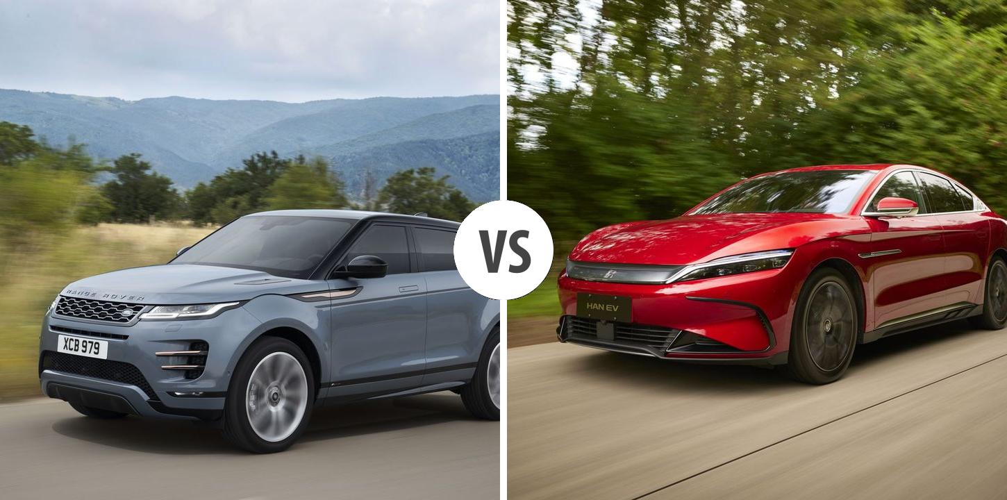 Land Rover Range Rover Evoque VS BYD Han – Vergleiche Preise, Leistung ...