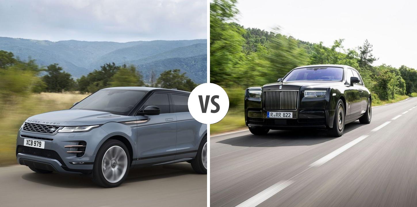 Land Rover Range Rover Evoque VS Rolls-Royce Phantom Autovergleich ...